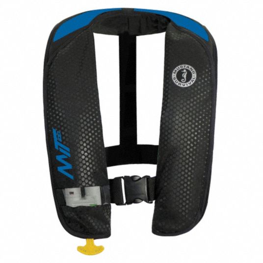 MUSTANG SURVIVAL Inflatable Life Jacket, USCG Type III, V, Size: Adult ...