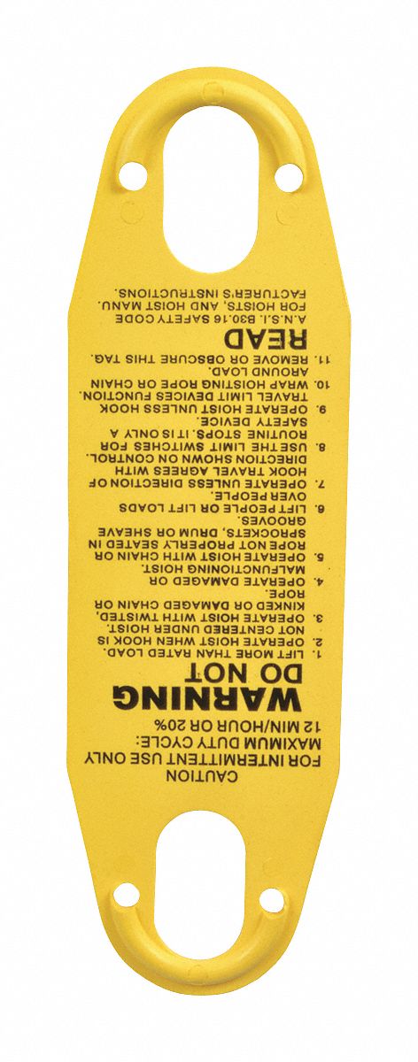 DAYTON, EW-21, Warning Label - 46G796|EW-21 - Grainger