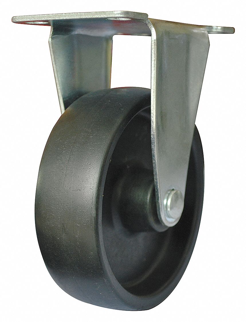 MH2PLG401G, Fixed Caster, 4" - 46K122|MH2PLG401G - Grainger