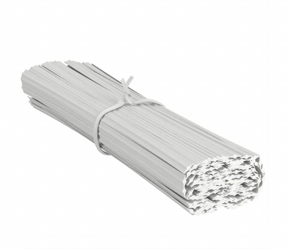 APPROVED VENDOR Cinchos de Alambre,Blanco,1/4" An,PQ1000 - Precintos de ...