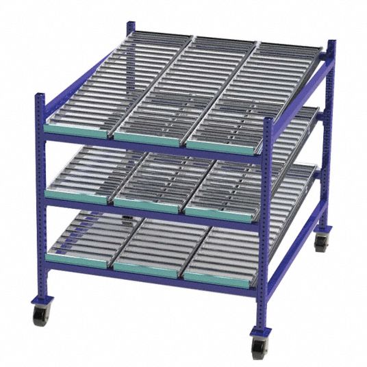 UNEX FLOW CELL, 48 in x 60 in x 54 in, Tilt, Gravity Flow Rack - 46KF23 ...