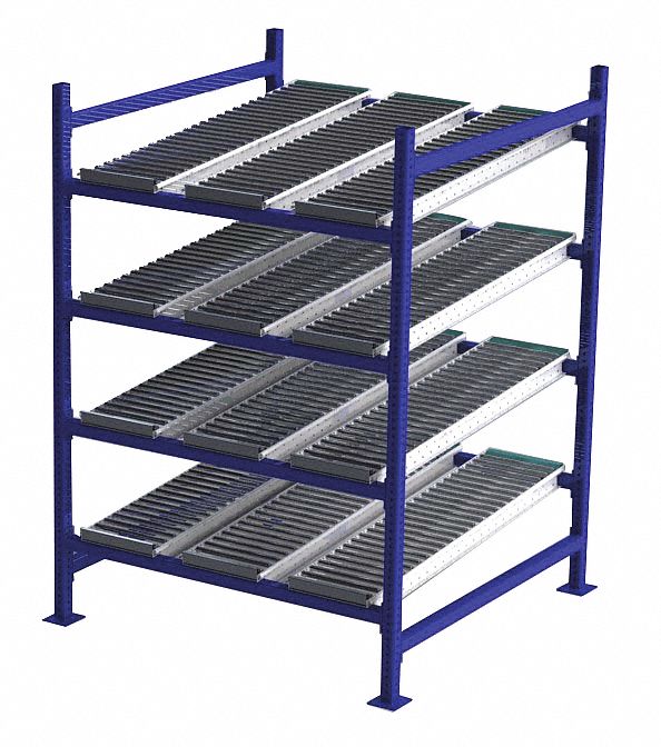 UNEX FLOW CELL, Starter, 48 in x 48 in, Gravity Flow Rack - 46KF48 ...