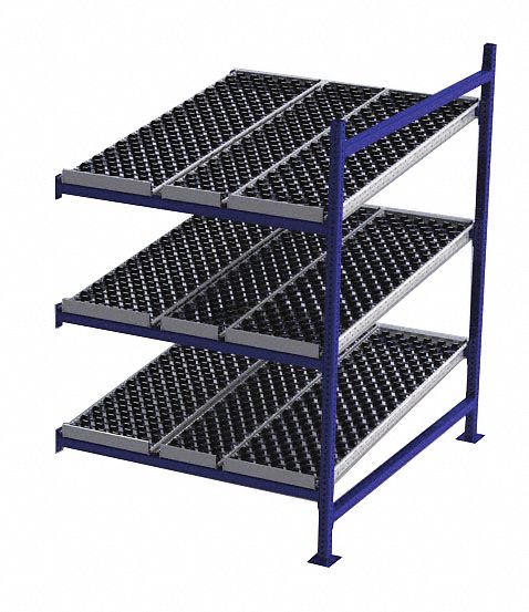 UNEX FLOW CELL Rack Flujo Gravedad,60"x72"x48",3 Niv - Anaqueles de ...