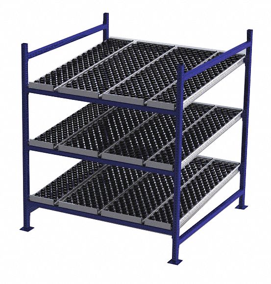 UNEX FLOW CELL, Starter, 60 in x 60 in, Gravity Flow Rack - 46KF87 ...