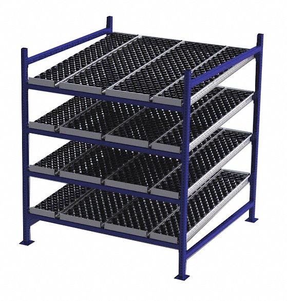 UNEX FLOW CELL, Starter, 60 in x 60 in, Gravity Flow Rack - 46KF88 ...