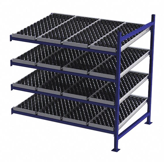 UNEX FLOW CELL, Add-On, 72 in x 48 in, Gravity Flow Rack - 46KF96 ...
