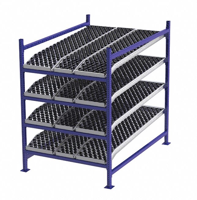UNEX FLOW CELL, Starter, 48 in x 72 in, Gravity Flow Rack - 46KG07 ...