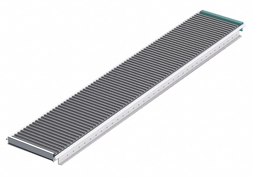 12 in Overall Wd, 50 lb/ft, Flow Rack Conveyor - 46KG40|99S5R121X76 ...