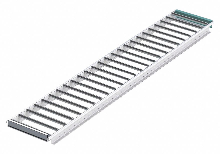 12 in Overall Wd, 50 lb/ft, Flow Rack Conveyor - 46KG46|99S5R123X76 ...