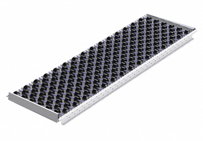 18 in Overall Wd, 50 lb/ft, Flow Rack Conveyor - 46KG63|99S5W182X64 ...