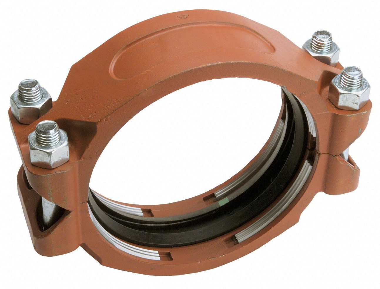 ANVIL, Ductile Iron, 8 in x 8 in Fitting Pipe Size, Roughneck Coupling ...