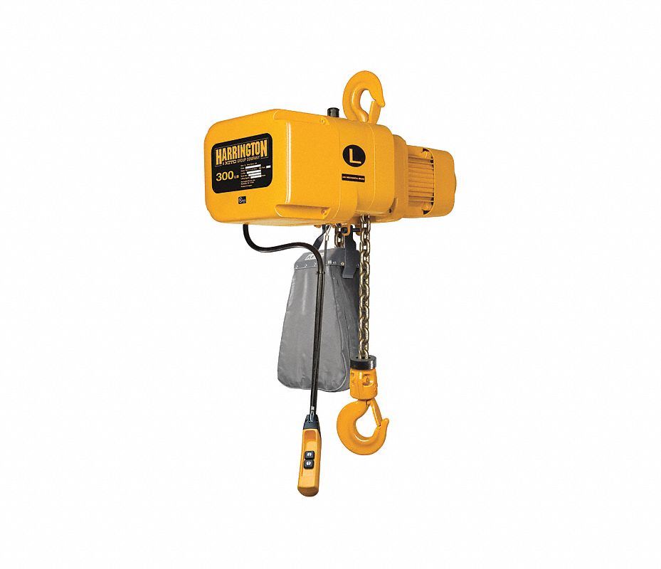 HARRINGTON Polipasto Eléctrico de Cadena, 300 lb., Elevación del ...