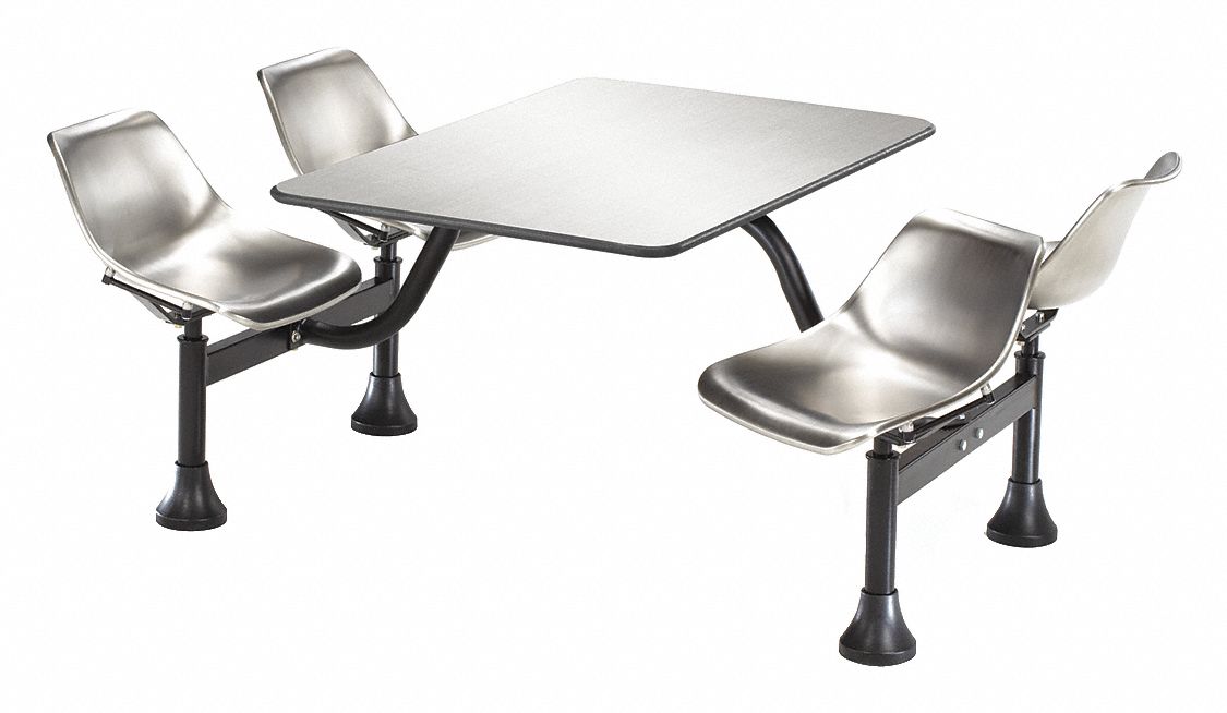 Outdoor Table,64-1/4 in. D,Silver - Grainger