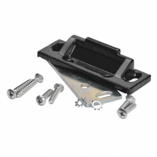 SARGENT, Full Lip, 3 11/16 in Lg, Door Strike Plate - 46KU65|649 BLACK ...