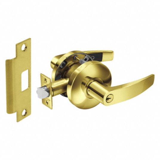 SARGENT, Classroom Lever Locksets, Brass, Door Lockset - 46KU77|28 ...