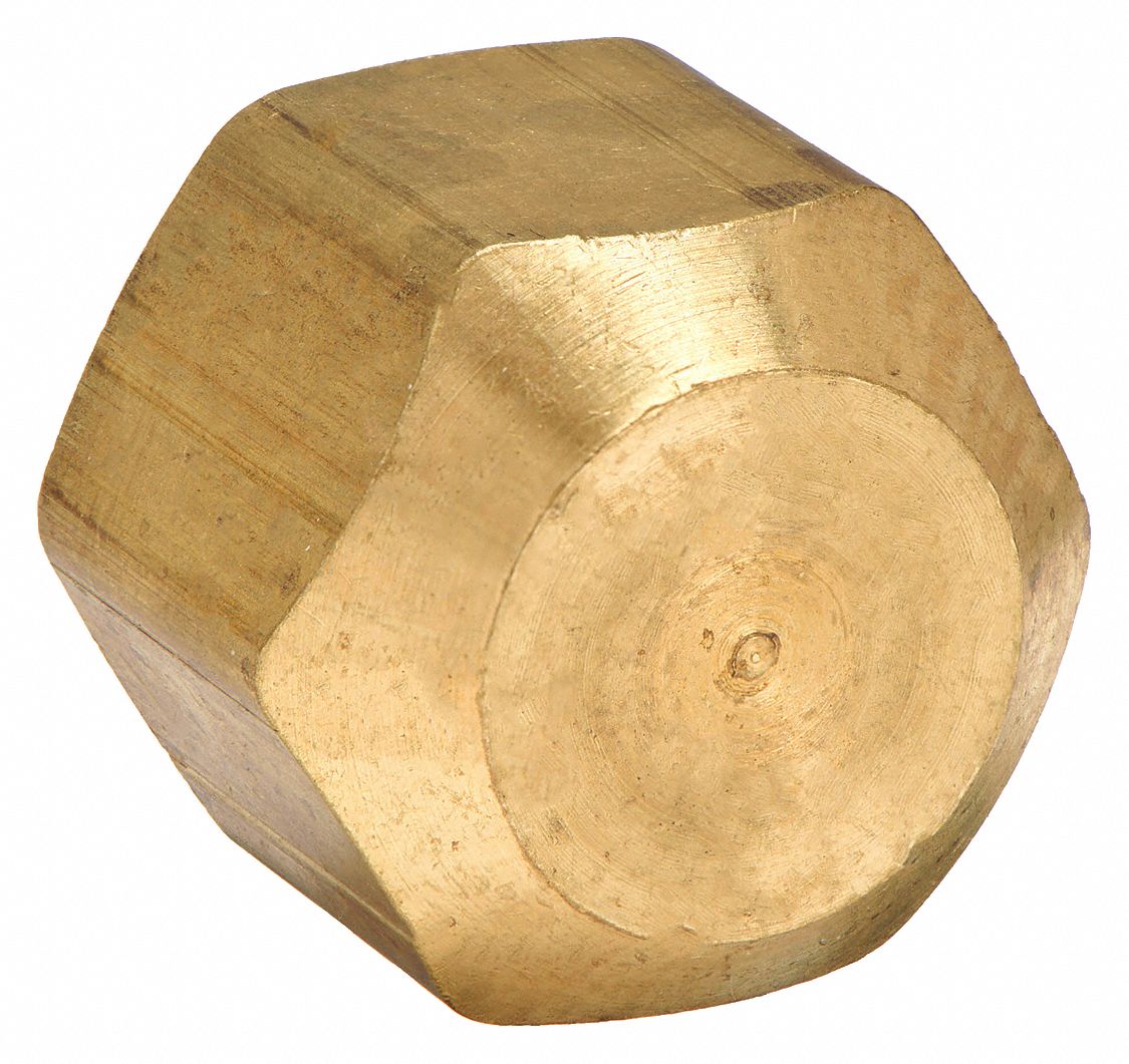 1/4 in OD Fitting Size, Flared, Flared Fitting Cap - 46M528|704040-04 - Grainger