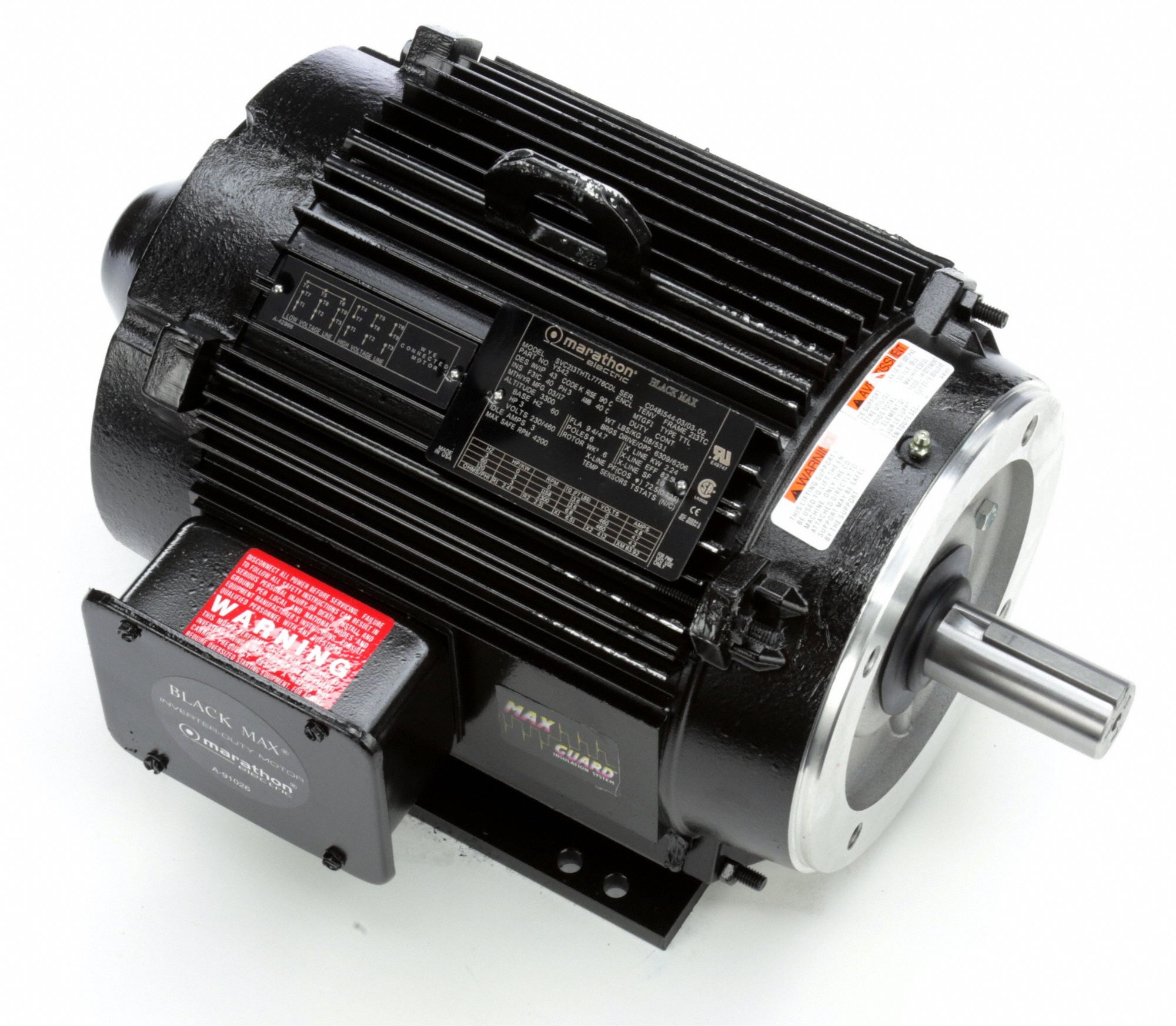 MARATHON MOTORS Vector Motor: Totally Enclosed Nonventilated, Rigid ...