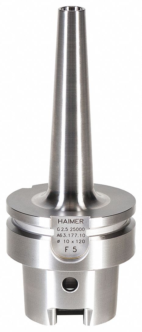 HAIMER, HSK63A Taper, 80 mm Projection, Shrink Fit Tool Holder - 46MA21|A63.173.10 - Grainger