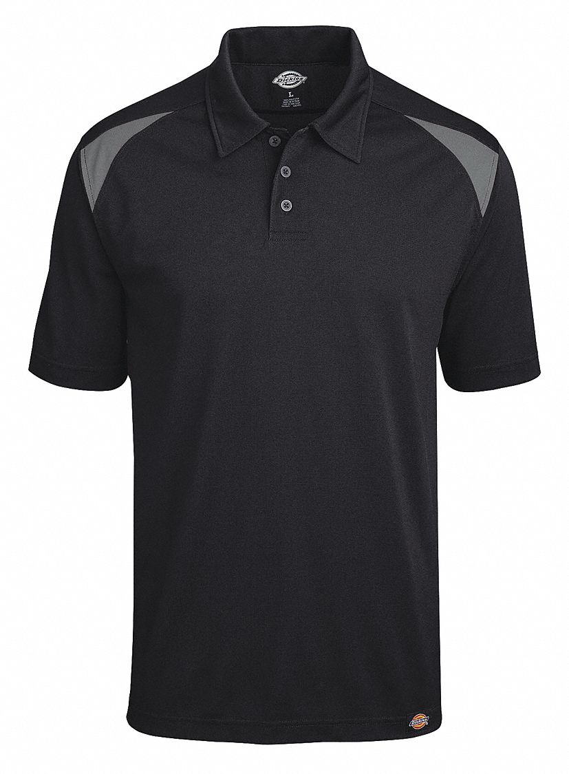 DICKIES, Men's, 3XL, Short Sleeve Polo - 46MT41|LS66BS RG 3XL - Grainger