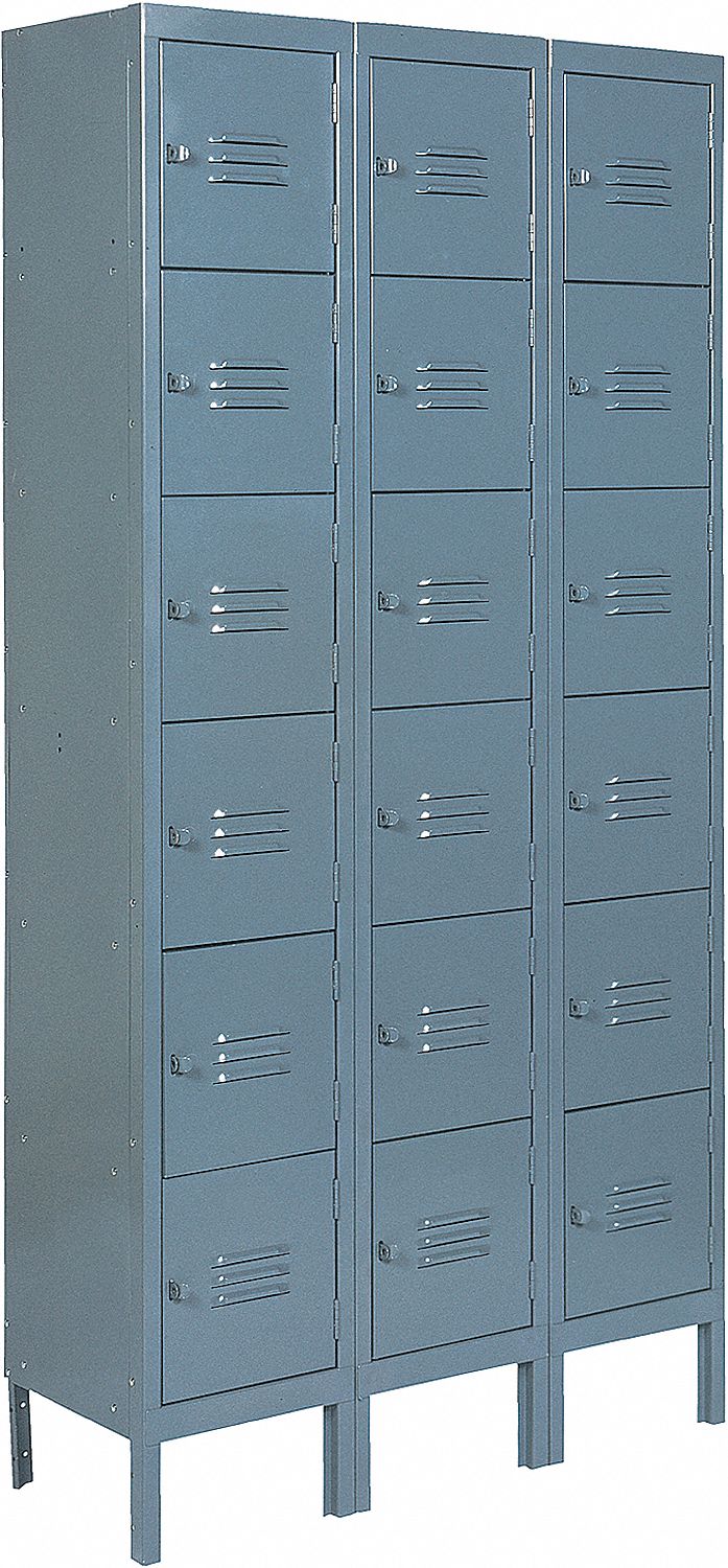 APPROVED VENDOR LOCKER QUICK ASSEM GRAY 6 TIER - Box Lockers - GGM4KCU2 ...