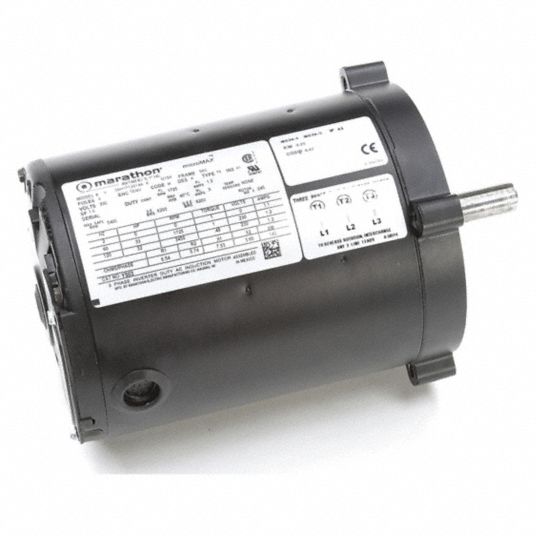 Vector Motor, 1/3 HP, Speed Range 1000:1 CT, Nameplate RPM 1725, Max ...