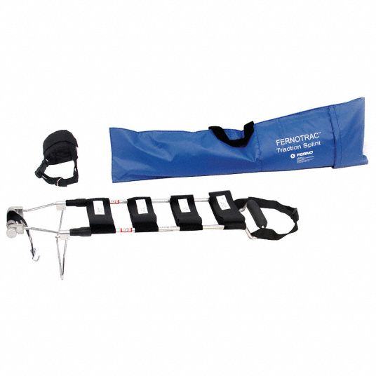 FERNO Traction Splint, Aluminum, Adult Lower Extremeties, Black, 36 in ...