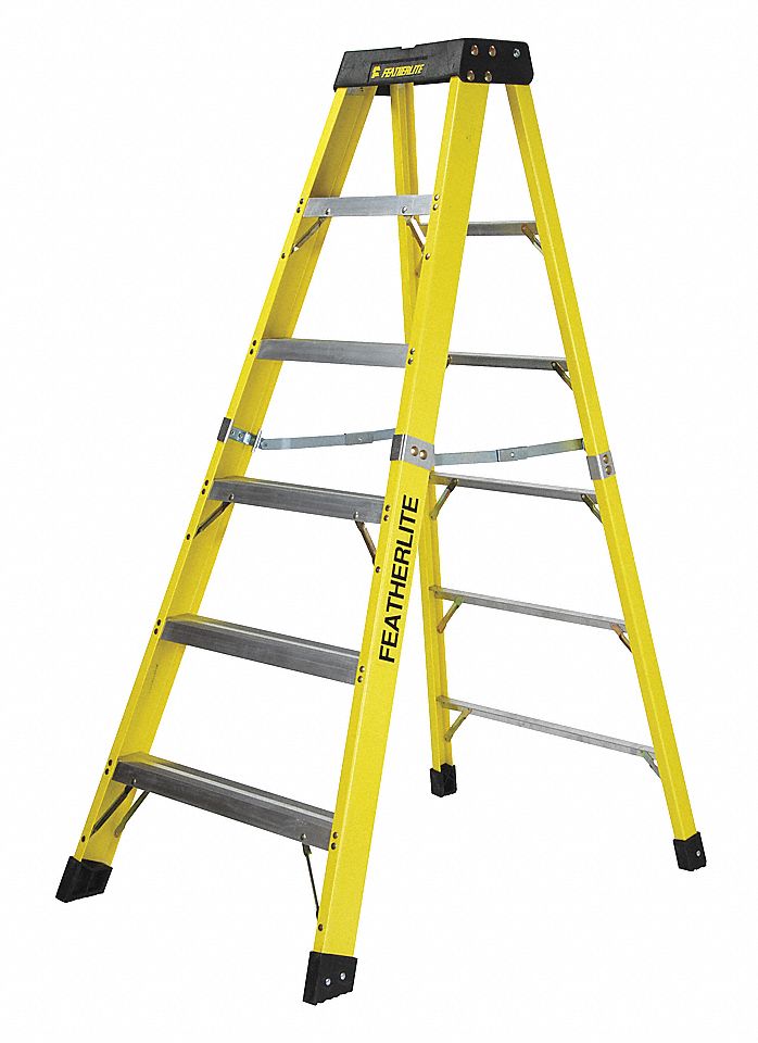 FEATHERLITE LADDER STEP FG XW 6FT TYPE 1A - Stepladders - FTL6406XW ...