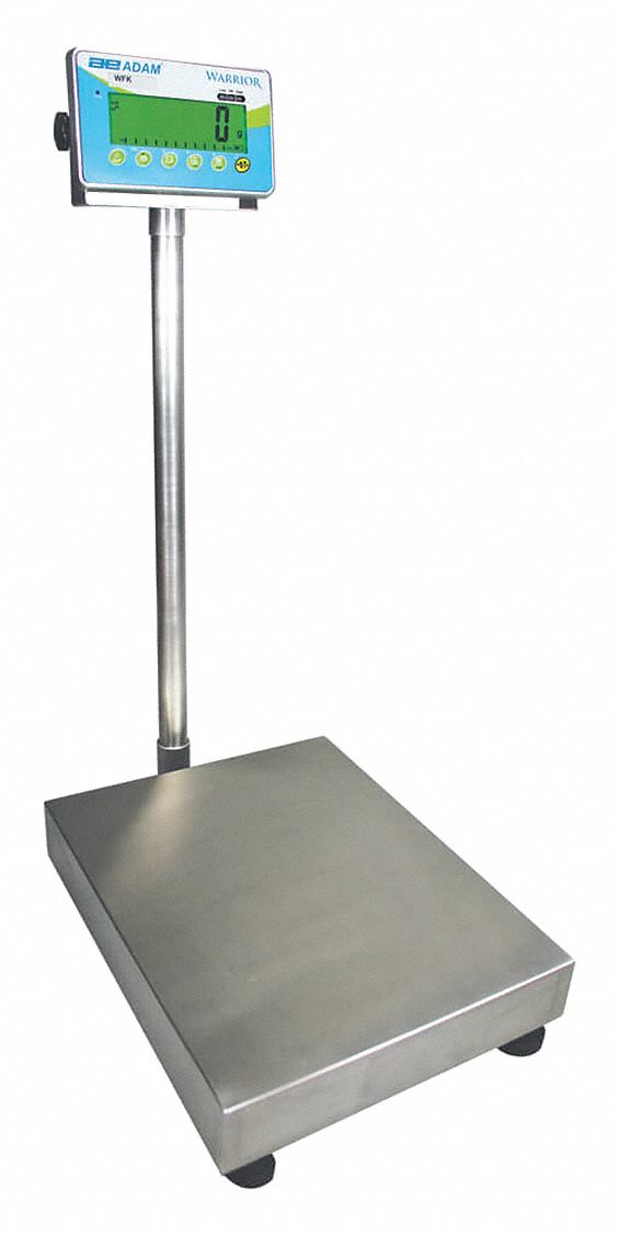 Floor Scale, LCD Scale Display, Weighing Units g, lb - Grainger