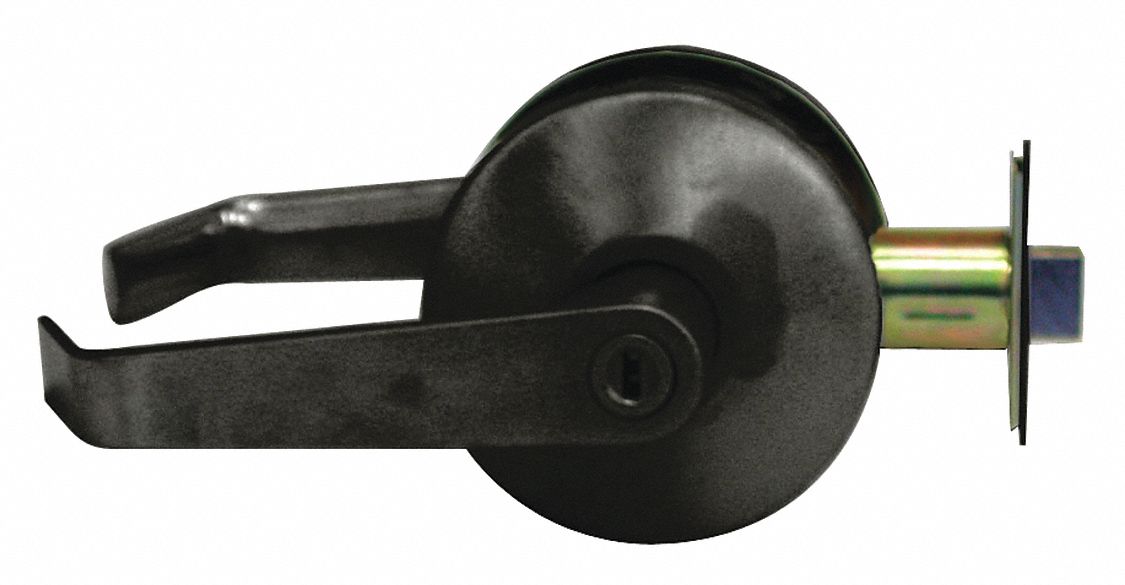 FALCON LOCK, Privacy Lever Locksets, Bronze, Door Lockset - 46TL76 ...