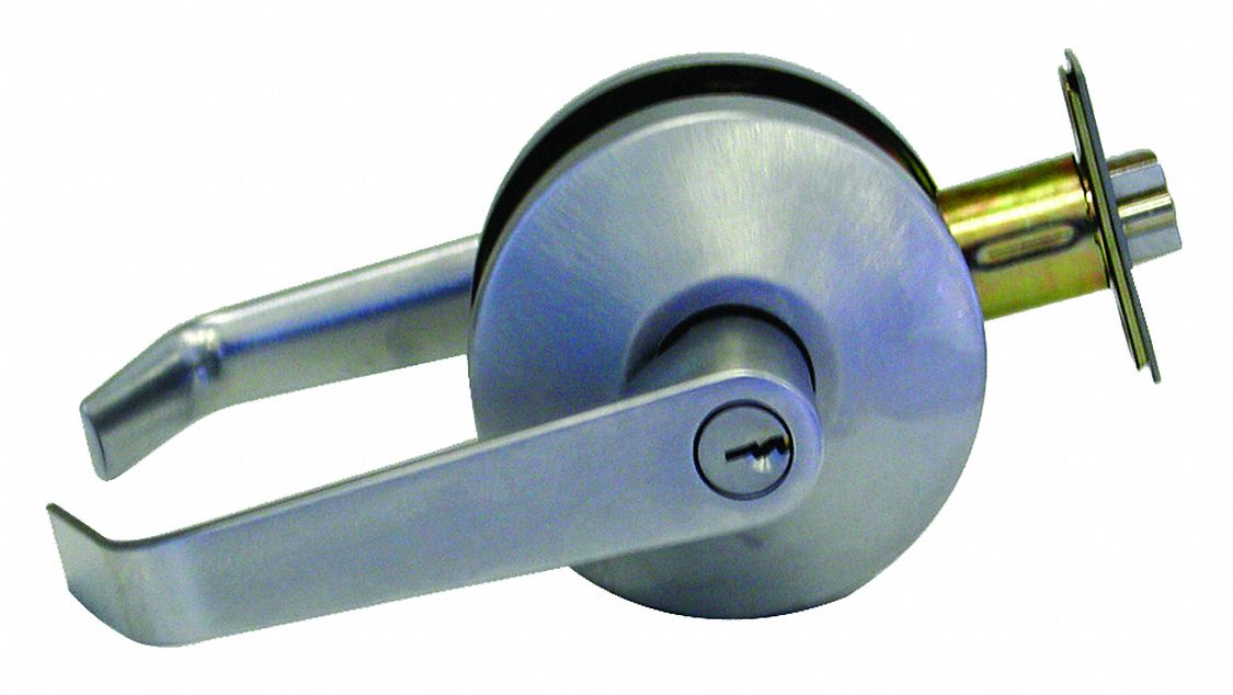 FALCON LOCK, Storeroom Lever Locksets, Chrome, Door Lockset - 46TL87 ...