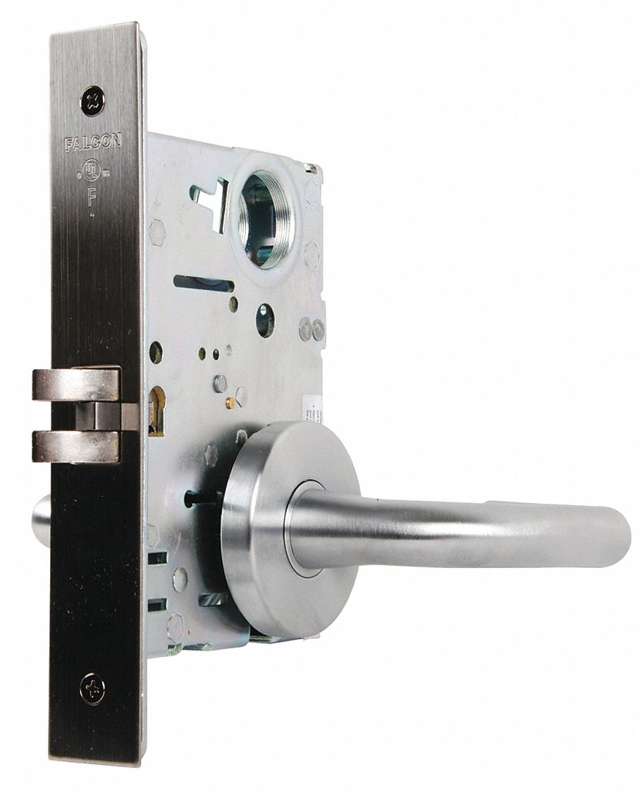 FALCON LOCK, Passage Lever Locksets, Chrome, Door Lockset - 46TM11 ...