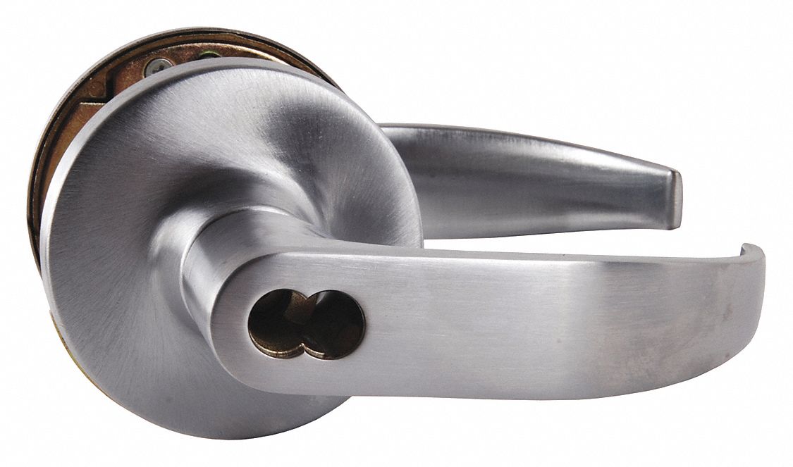 FALCON LOCK, Classroom Lever Locksets, Chrome, Door Lockset - 46TM24 ...