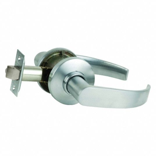SCHLAGE, Passage Lever Locksets, Chrome, Door Lockset - 46TP19|S10D NEP ...