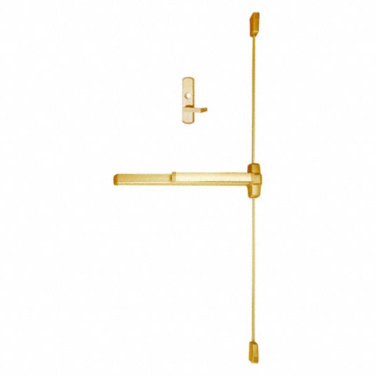VON DUPRIN, 4 ft Max Door Wd, Bronze, Surface Vertical Rod - 46TU48 ...