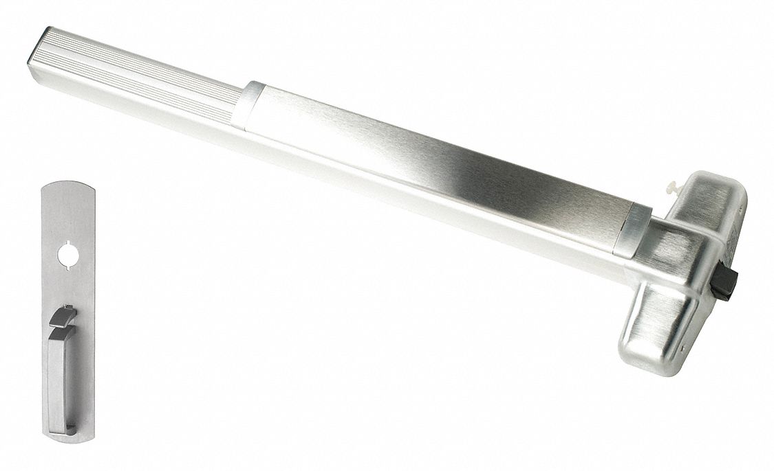 VON DUPRIN, 3 ft Max Door Wd, Chrome, Exit Device - 46TW82|XP99TP-F 3 ...