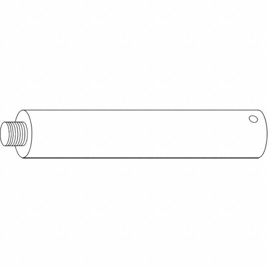 LCN Electromagnetic Door Holder: Surface, Aluminum, 4 in, 30 to 40 lb ...