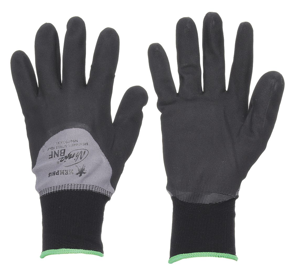 MCR SAFETY, 2XL ( 11 ), Sandy, Coated Gloves - 46U085|N96793XXL - Grainger