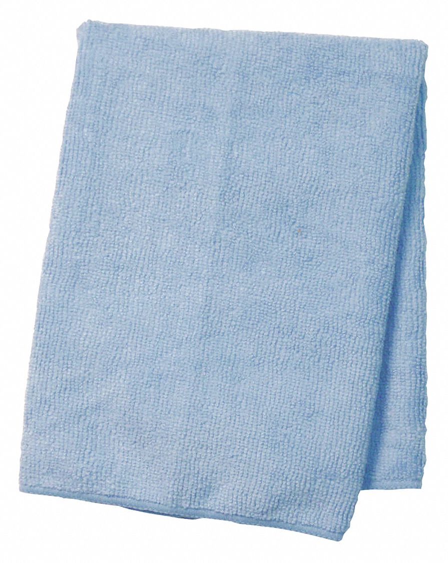 TOUGH GUY, Microfiber, Blue, Microfiber Cloth - 46U234|46U234 - Grainger