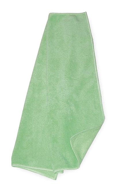 TOUGH GUY Paño de Microfibra, Verde, 16" x 16", 1 EA - Paños de ...