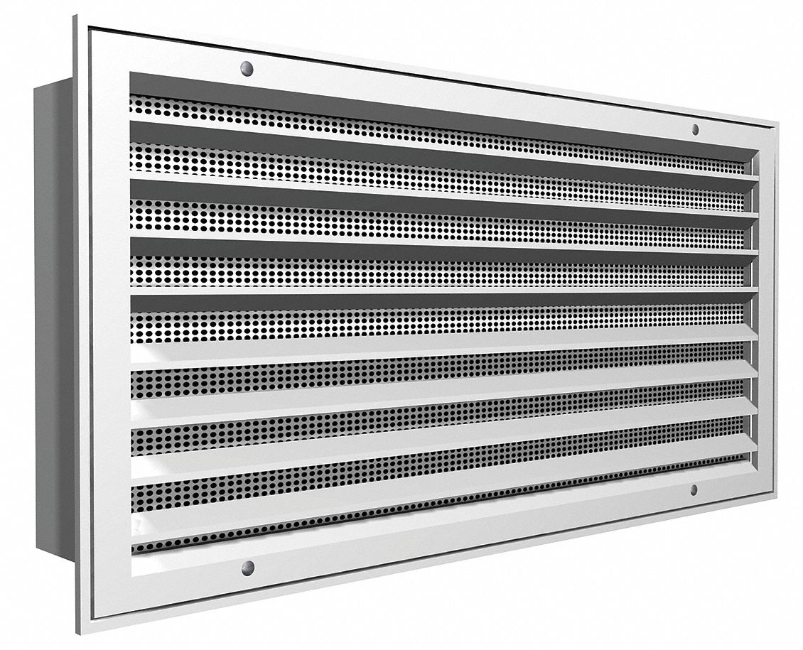 PRICE Flush Mount Ceiling Diffuser, Louvered, 12 in Diffuser Duct Size ...