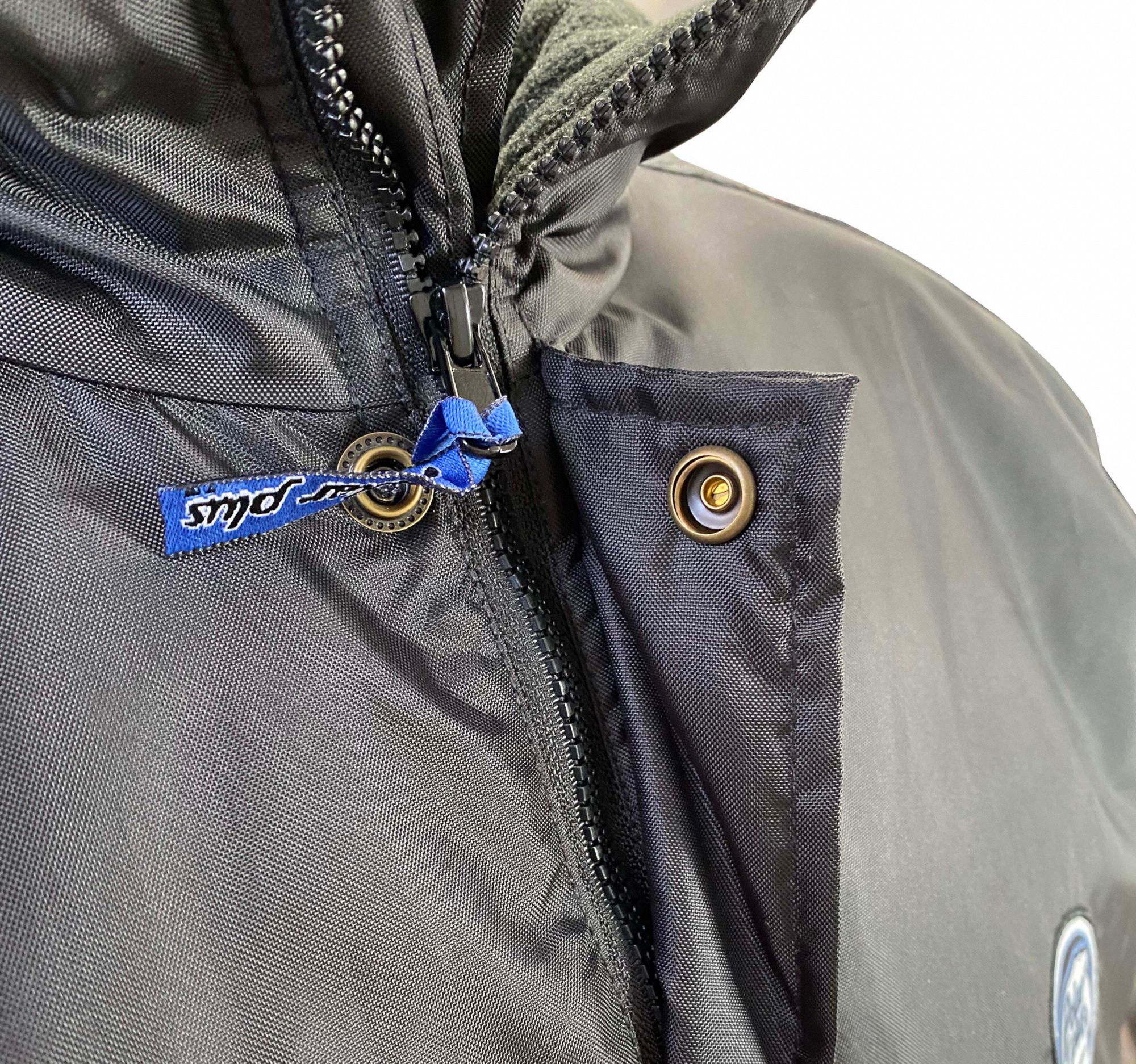 POLAR PLUS Insulated Coat: Jacket, Men's, Jacket Garment, XL, Black ...