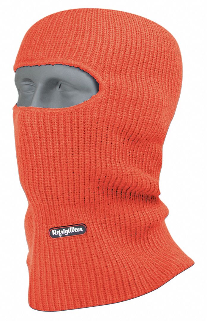 REFRIGIWEAR, Face Mask, Orange, Balaclava - 46W008|0047RORGOSA - Grainger