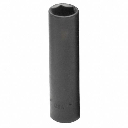Impact Socket, Drive Type Square, Drive Size 1/4 in - Grainger