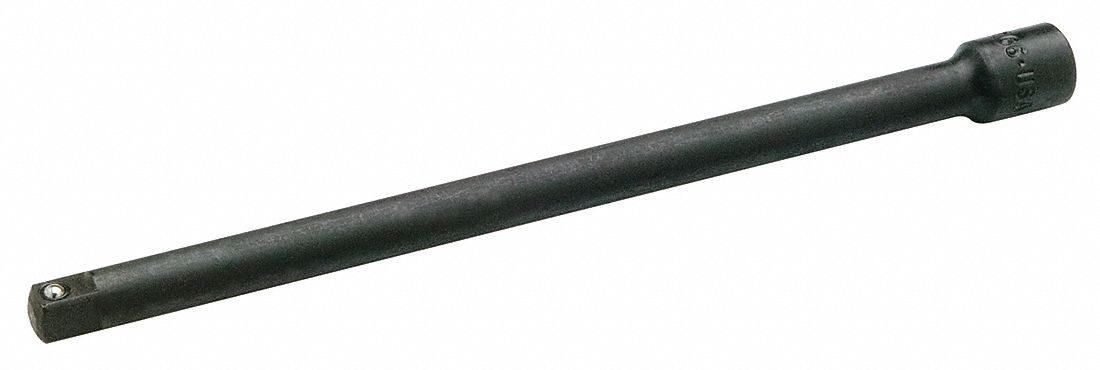 Impact Socket Extension, Black Oxide, Overall Length 6 in - Grainger