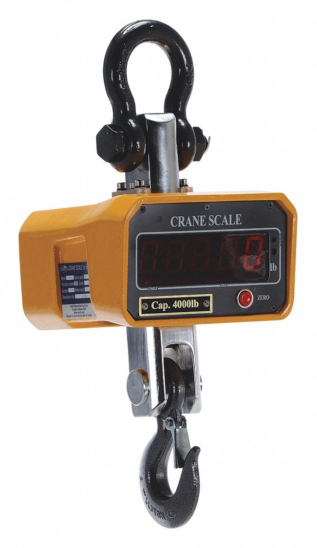 VESTIL SCALE CRANE 4000 LBS CAP - Crane Scales and Dynamometers ...