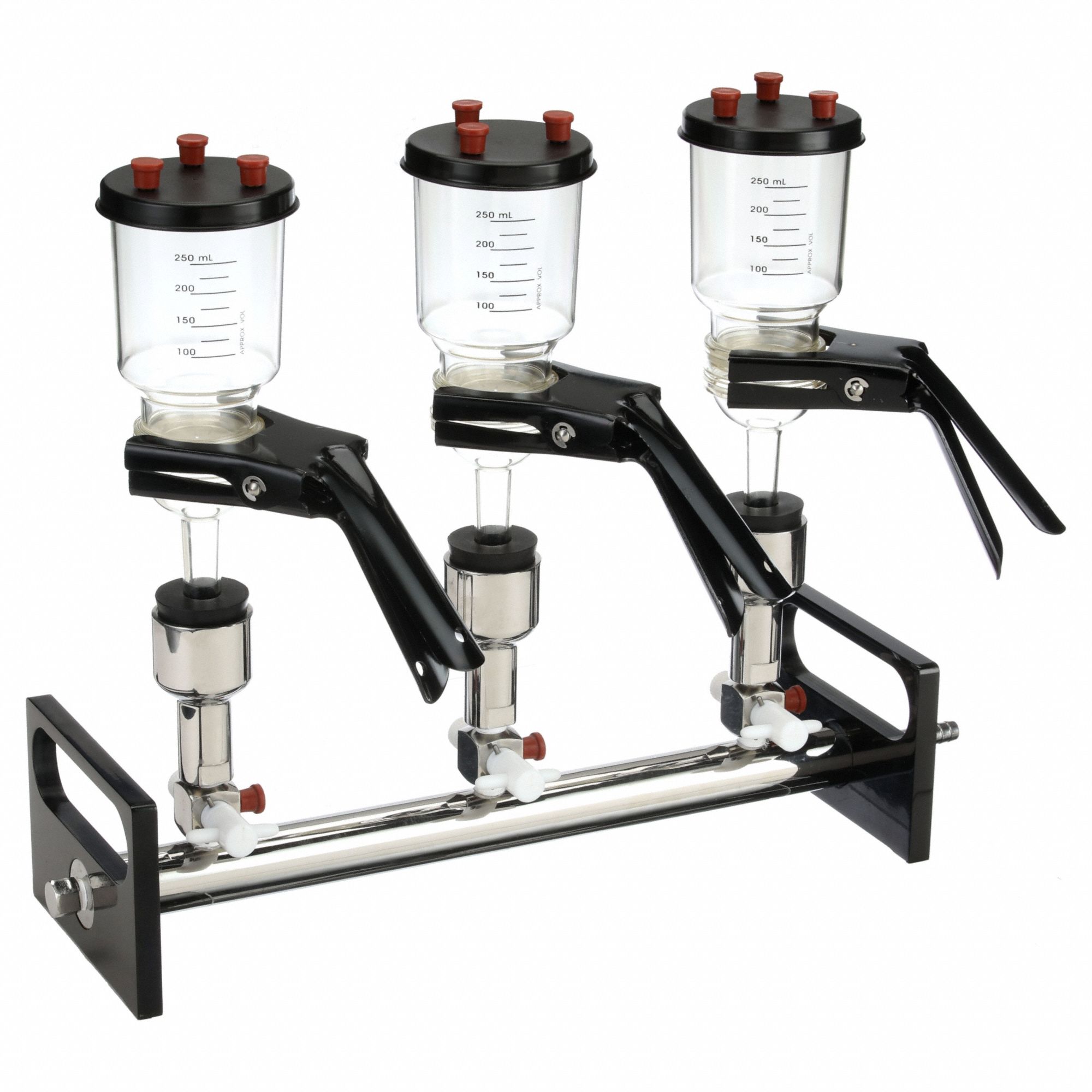 PSF/PTFE/Stainless Steel, 248.92 mm Overall Ht, Vacuum Manifold ...