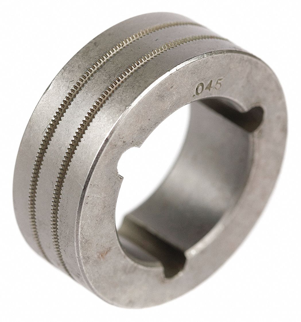 TWECO, 0.045 in, V-Knurl, Bottom Feed Drive Roll - 46Z460|170924-010 ...