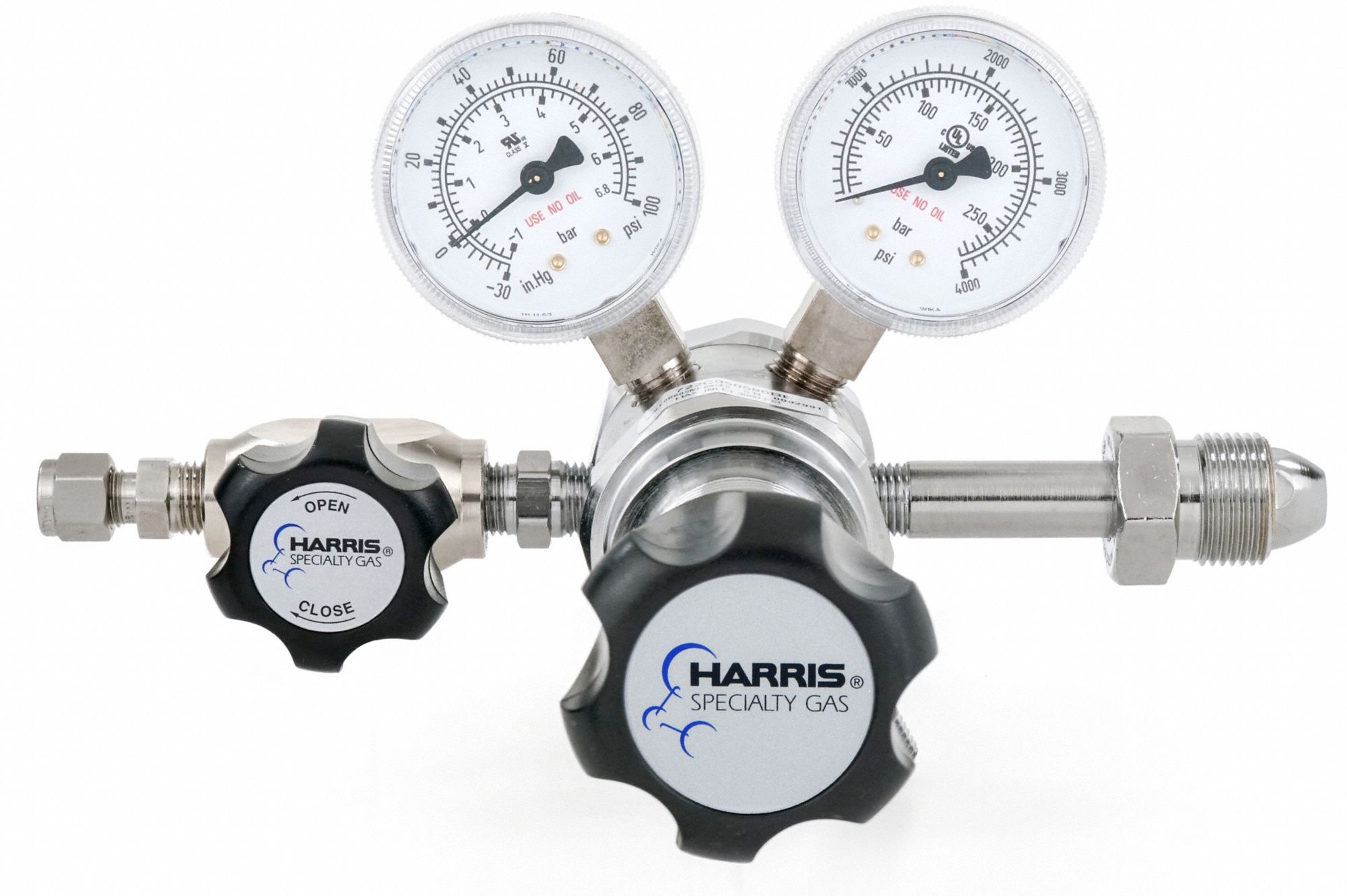 HARRIS Argon, Helium, Nitrogen, Specialty Gas Lab Regulator, CGA-580 ...