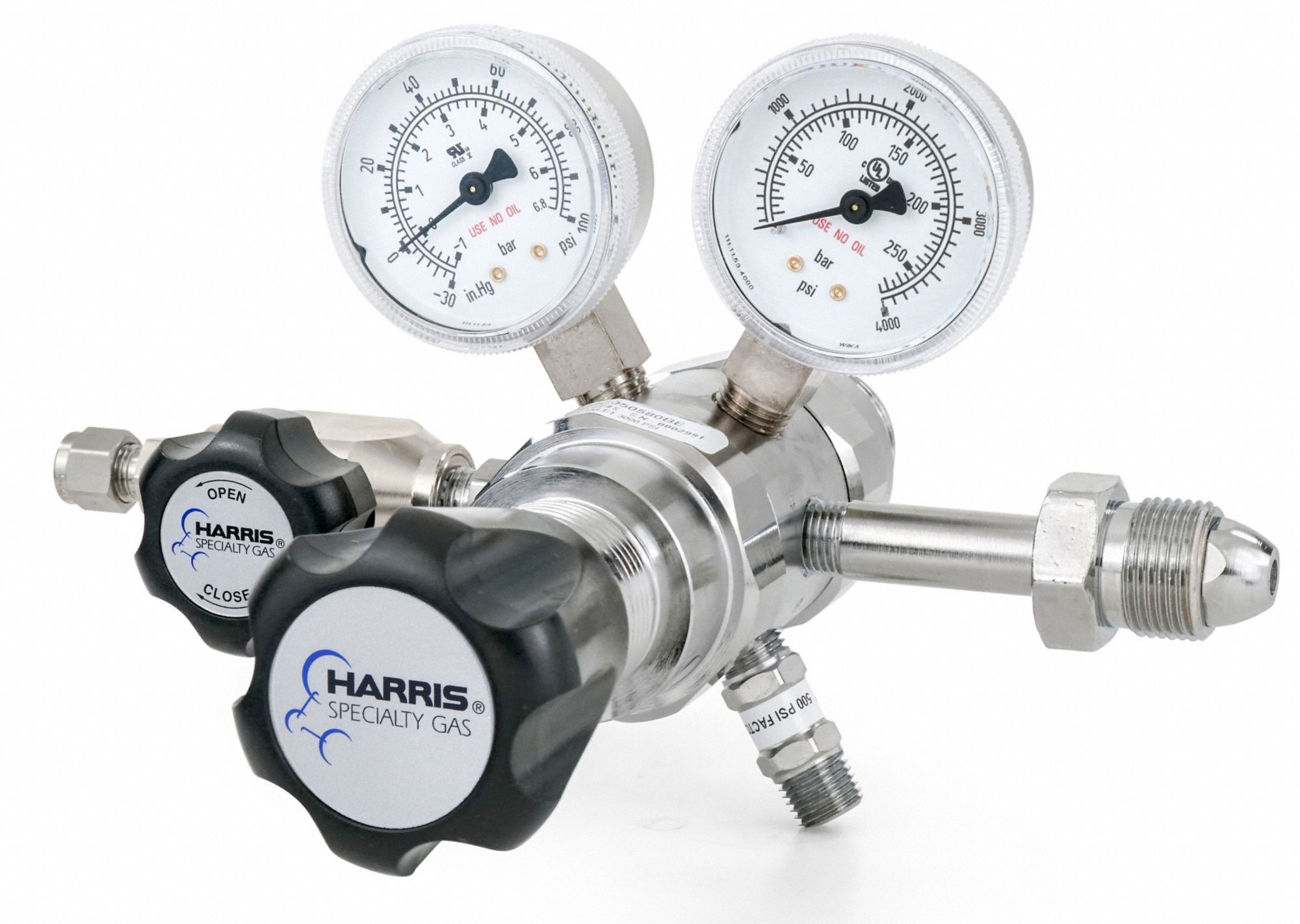 HARRIS Argon, Helium, Nitrogen, Specialty Gas Lab Regulator, CGA-580 ...