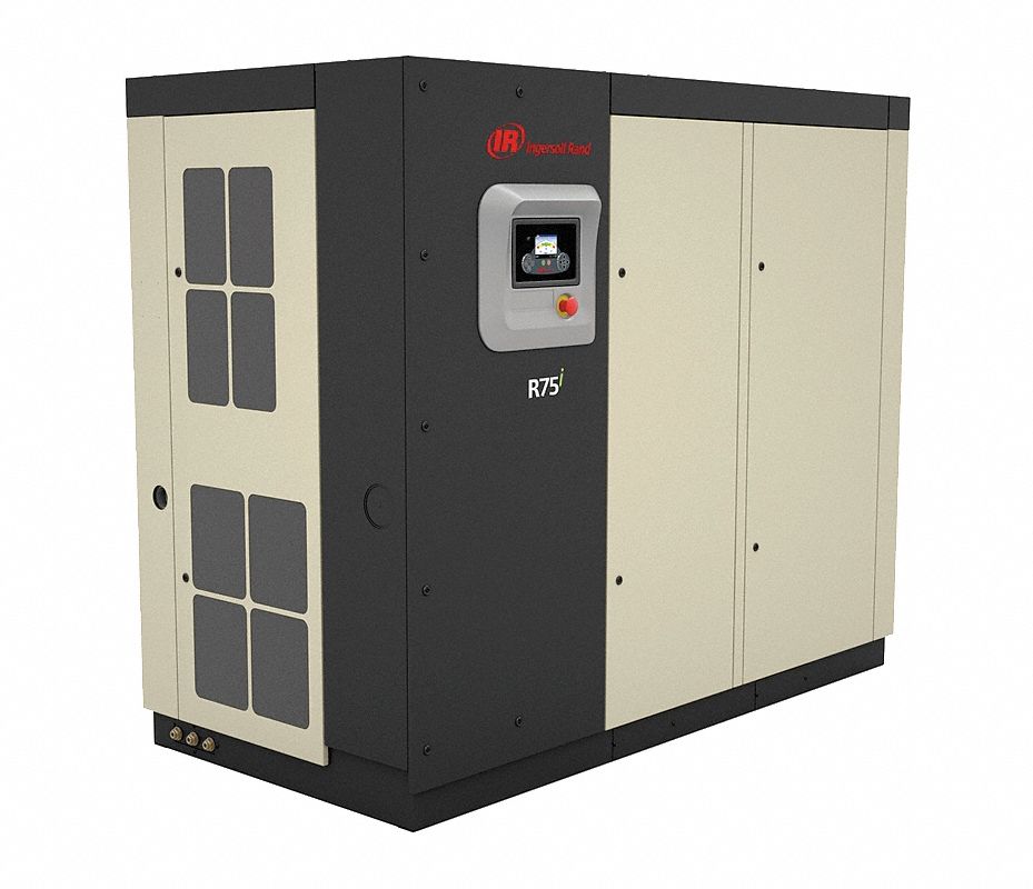 INGERSOLL RAND Compresor de Aire,Tornillo Rotativo,75HP - 46Z608 | R55I ...